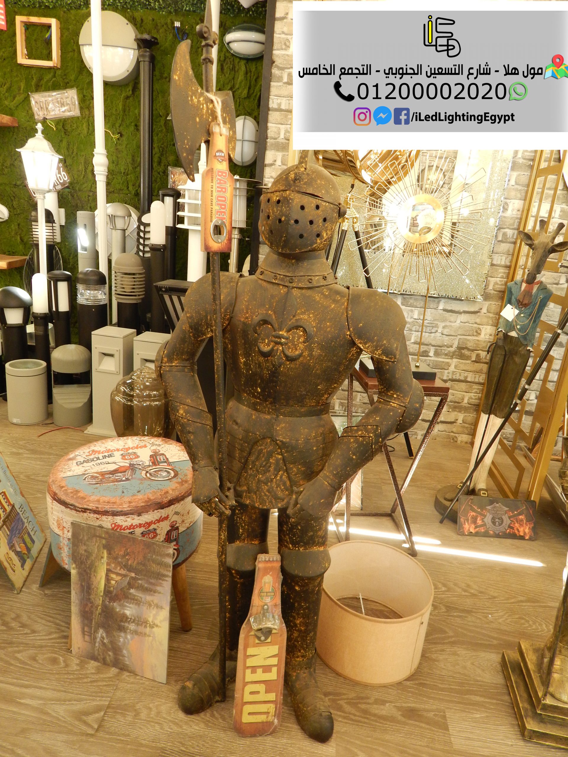 heavy Retro Statue – i Led